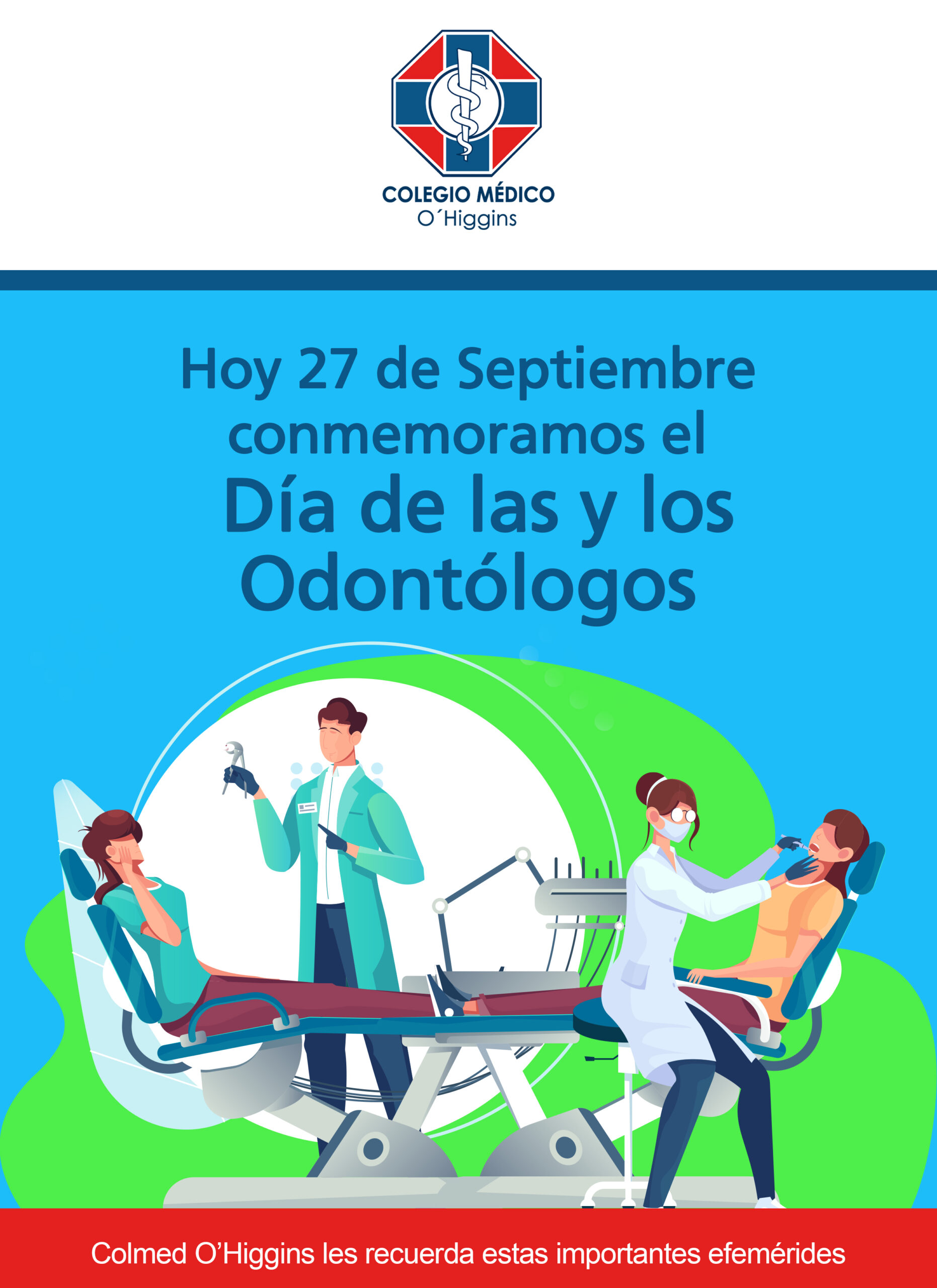 Hoy 27 de Septiembre conmemoramos el día de las y los odontólogos ... Hoy 27 de Septiembre conmemoramos el día de las y los odontólogos ...